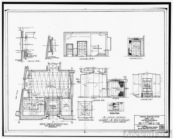 83. MAIN TOWER, LOBBY AND VESTIBULE DETAILS (No. A-68)