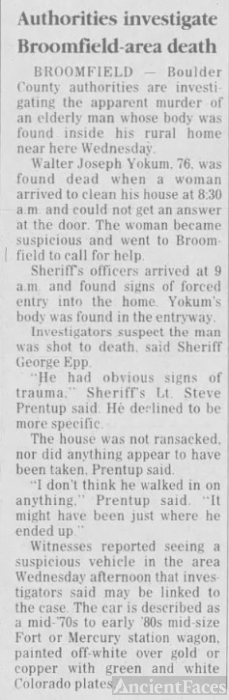 Authorities investigate Broomfield-area death