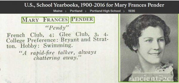 Mary Frances (Pender) McCarthy (1917 - 2000) - Memphis, TN | 23 ...