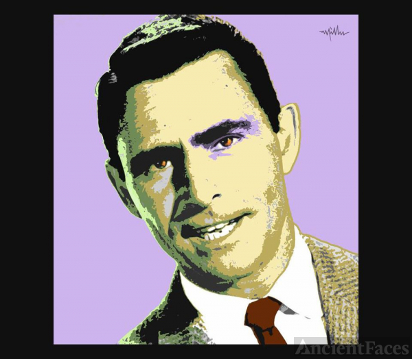Rod Serling - A portrait by Arthur K. Miller