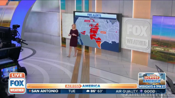 Katie Garner on FOX Weather Across America (2022)