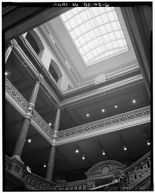 6. Central stair hall and atrium (looking up to the...