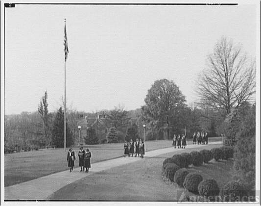 Dunbarton College. Students going to school at Dunbarton...