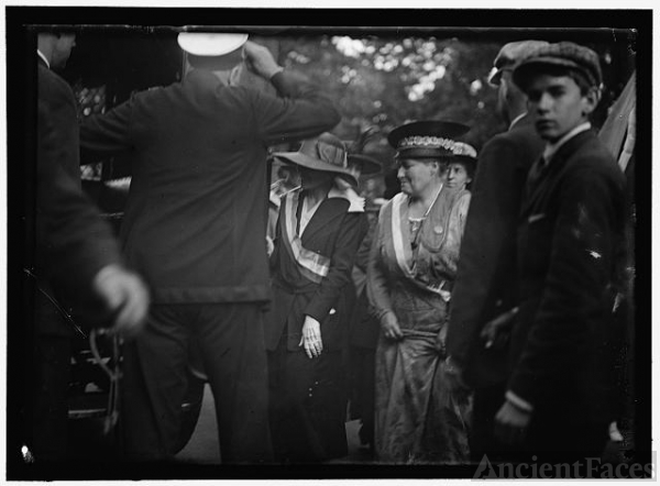 WOMAN SUFFRAGE RIOTS