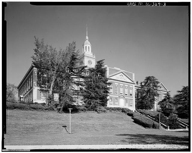 3. WEST AND SOUTH FACADES - Howard University, Founders...