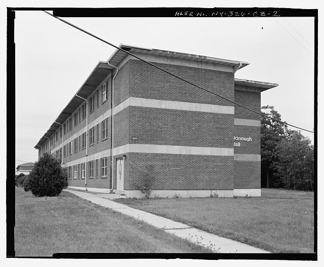 SOUTH (SIDE) AND WEST (FRONT) ELEVATIONS OF BUILDING....