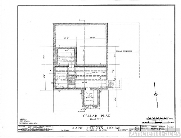 HABS CONN,1-EATO,2- (sheet 1 of 11) - Jane Dillon House,...