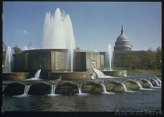 U.S. Capitol exteriors. U.S. Capitol with Capitol Plaza...
