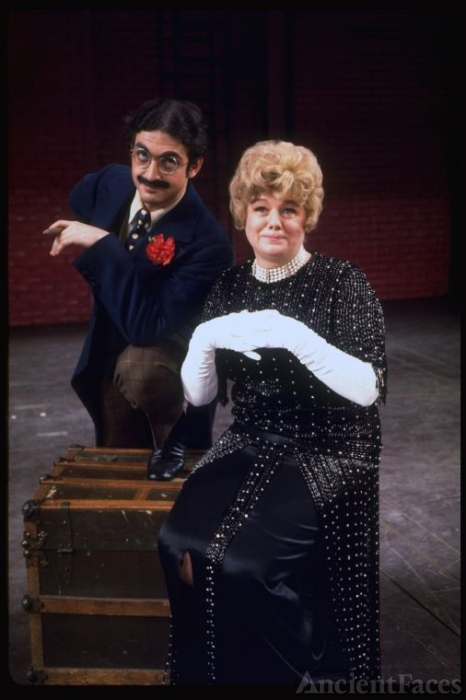 Shelley in MINNIE'S BOYS with Lewis Stadlen as Groucho Marx.