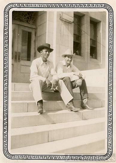 Harold Cates and Gib Roach