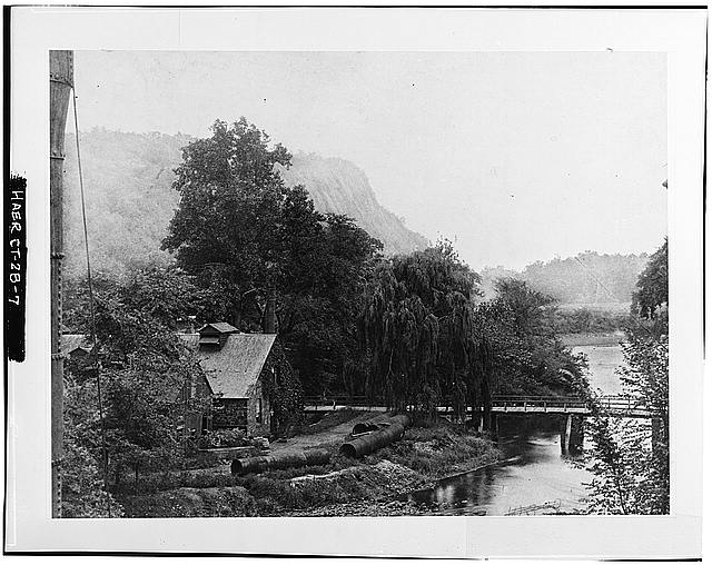 - Eli Whitney Armory, Forge Building, Mill River, Hamden,...