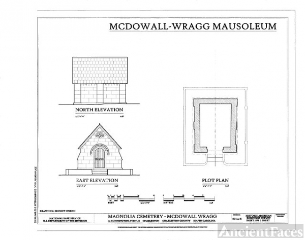 Elevations & Plot Plan - Magnolia Cemetery,...