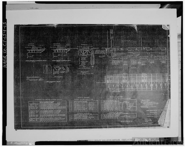 13. Photocopy of original drawing by Struass Bascule... 13. Photocopy of original drawing by Struass Bascule...