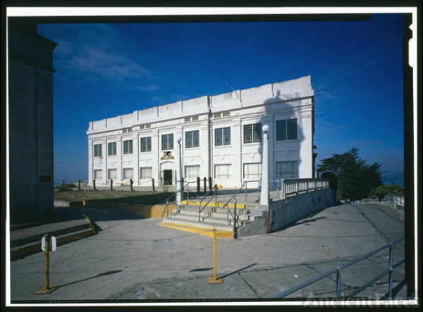 SOUTH (FRONT) ELEVATION, FROM SOUTHEAST - Alcatraz, Cell...