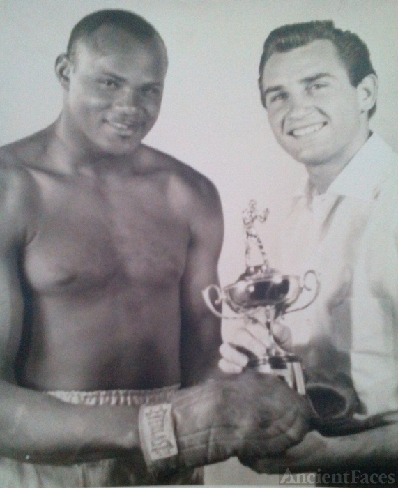UK boxer Bernard Neil and Robert Miller