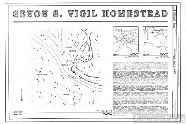 Statement of Significance and Site Plan - Senon S. Vigil...