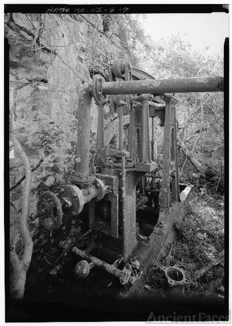 7. EAST END OF STEAM ENGINE - Estate Adrian, Cruz Bay,...