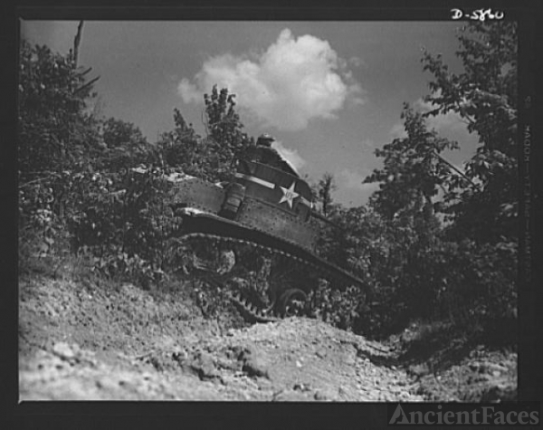 Fort Knox, Kentucky. Light tanks. This light tank, used...