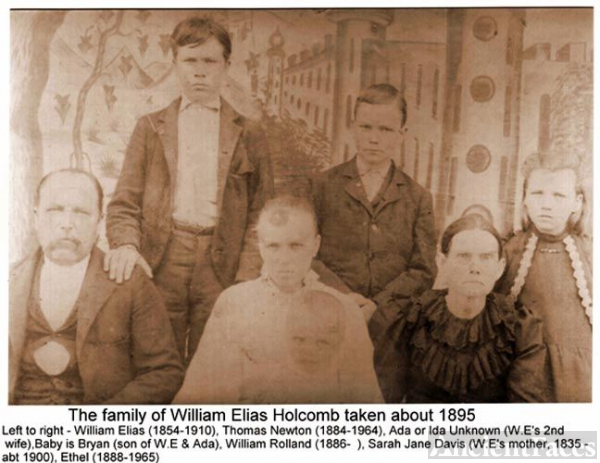William Elias Holcomb and Family