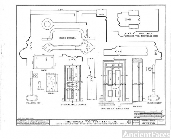 HABS NJ,2-SADR,2- (sheet 10 of 11) - Thomas Van Buskirk...