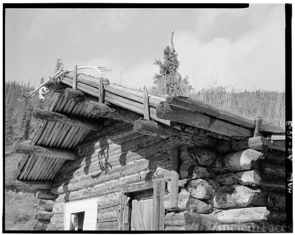 3. DETAIL OF ROOF OVERHANG - Vincent Knorr Cabin,...