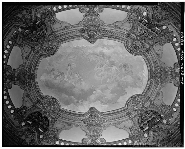 19. CENTRAL LACUNAR OF AUDITORIUM CEILING - B. F. Keith...