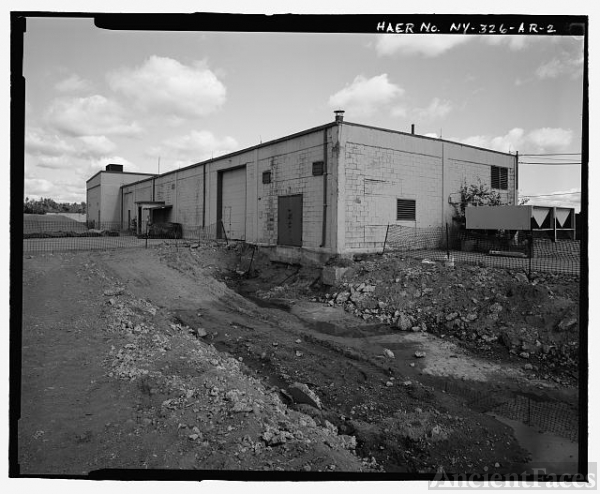 SOUTH (SIDE) AND WEST (FRONT) ELEVATIONS OF BUILDING....
