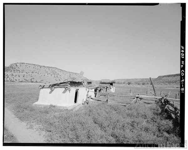Shed, front and left side, looking north. - Eugene Rourke...