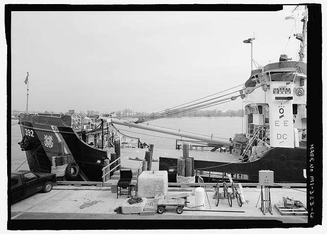 6. Port bow elevation. - U.S. Coast Guard Cutter BRAMBLE,...