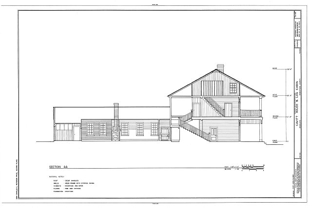 HABS TEX,198-WHEEL,1A- (sheet 8 of 10) - Cavitt House,...