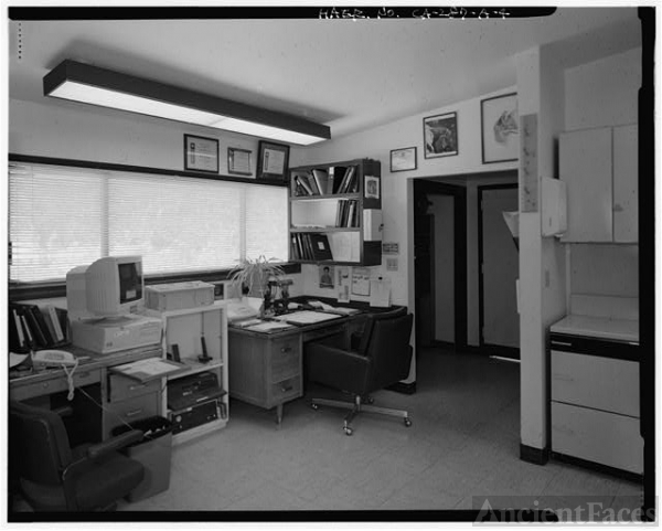 4. INTERIOR VIEW OF UPPER LEVEL ROOM OF THE CONTROL HOUSE...