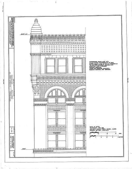 HABS ILL,16-CHIG,31- (sheet 5 of 8) - Rookery Building,...