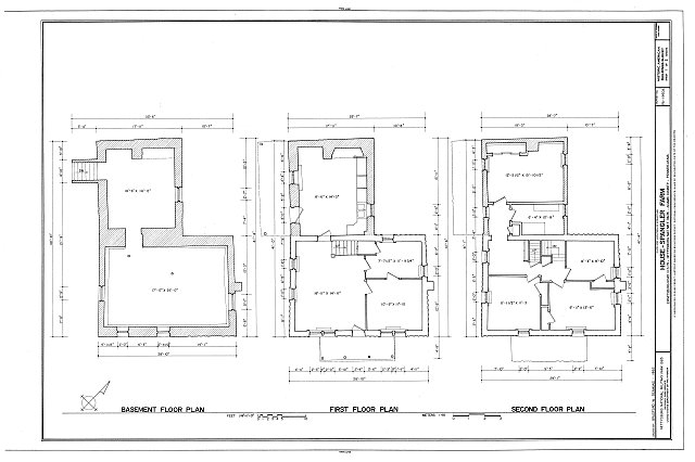 HABS PA,1-GET,11-A- (sheet 1 of 2) - Henry Spangler Farm,...