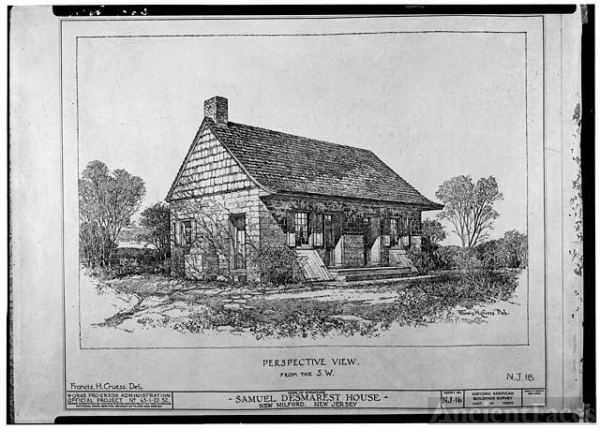 5. Historic American Buildings Survey Taken from drawing...