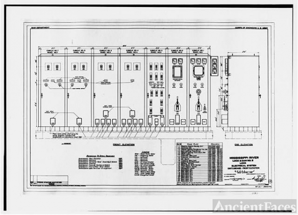 73. LOCK - ELECTRICAL SYSTEM - SWITCHBOARD-FRONT...