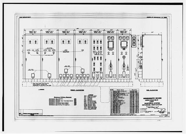 73. LOCK - ELECTRICAL SYSTEM - SWITCHBOARD-FRONT...
