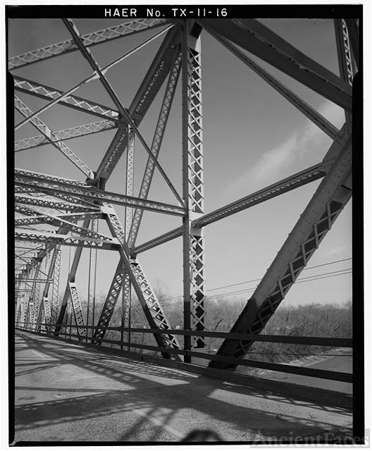 16. THROUGH TRUSS SUPERSTRUCTURE AT EASTERN PIER TOWER,...