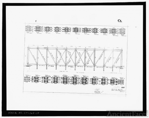 18. Photocopy of drawing, Erection Plan, North Truss,...