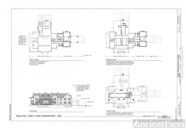 Evolution of Ranch House Headquarters, 1984 - 6666 Ranch,...