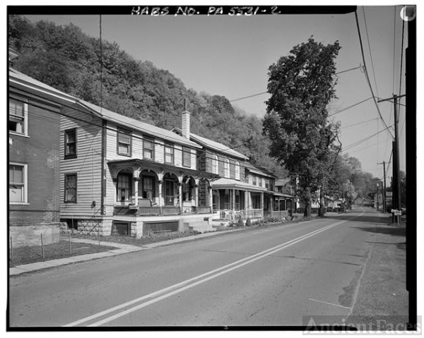 2. GENERAL VIEW NORTHEAST, READER HOUSE FIRST FULLY...