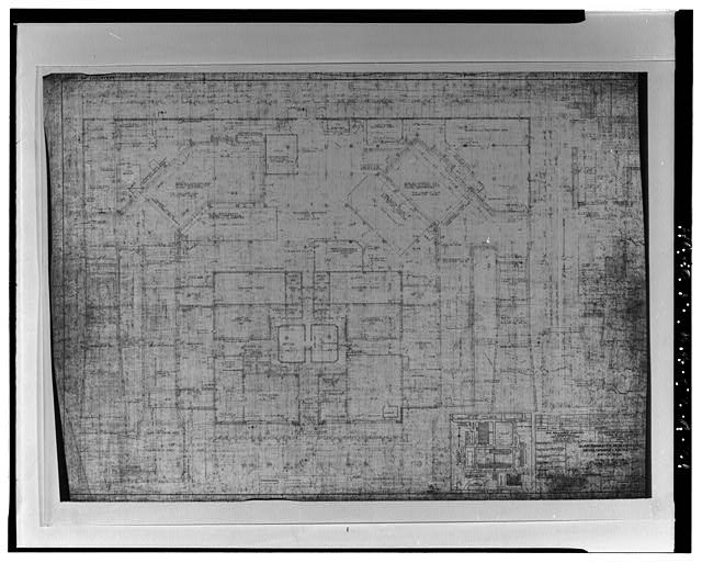 24. PHOTOCOPY OF PLAN DRAWING. Quartermaster Research and...