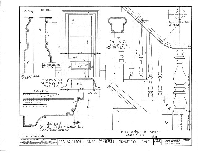 HABS OHIO,77-PEN,1- (sheet 5 of 5) - H. V. Bronson House,...