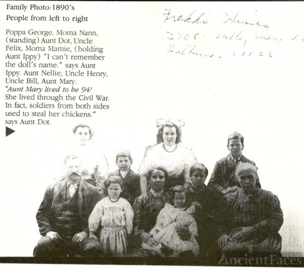George & Mamie Colvin Family, 1890 VA