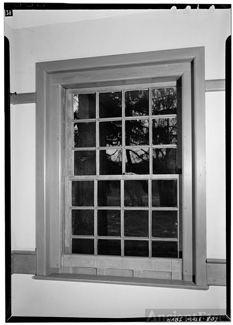 6. April 1963 WINDOW DETAIL, WITH RECESSED VERTICAL...