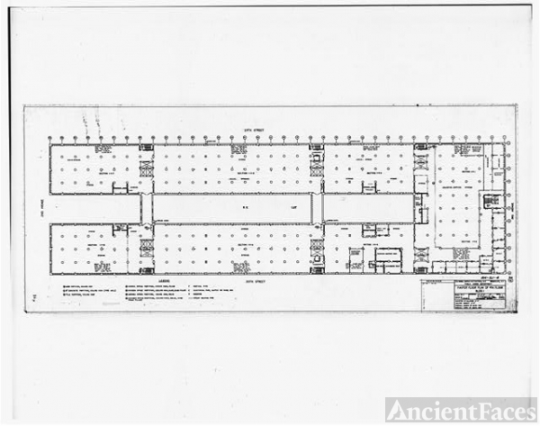 45. Master plan of 4th floor, building 1, U.S. Naval...