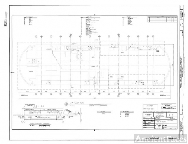 Original Drawing - Second Floor Plan - Naval Air Station...