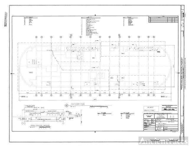 Original Drawing - Second Floor Plan - Naval Air Station...