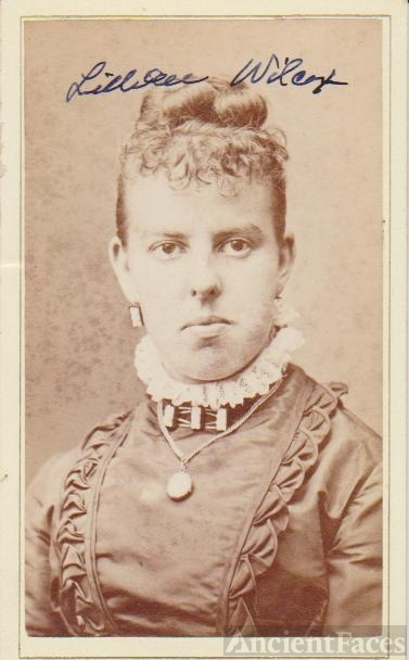Lillian Wilcox, Michigan 1878