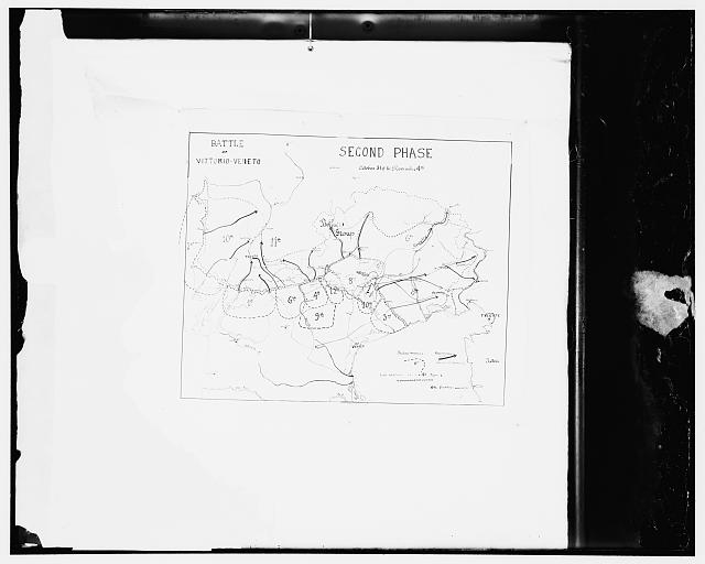 Italian Embassy map for Capt. Huntington