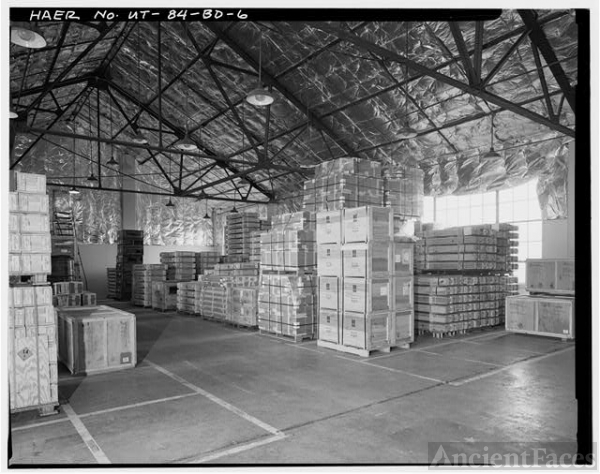 6. INSIDE - CURENT USE MUNITIONS STORAGE - Ogden Arsenal,...